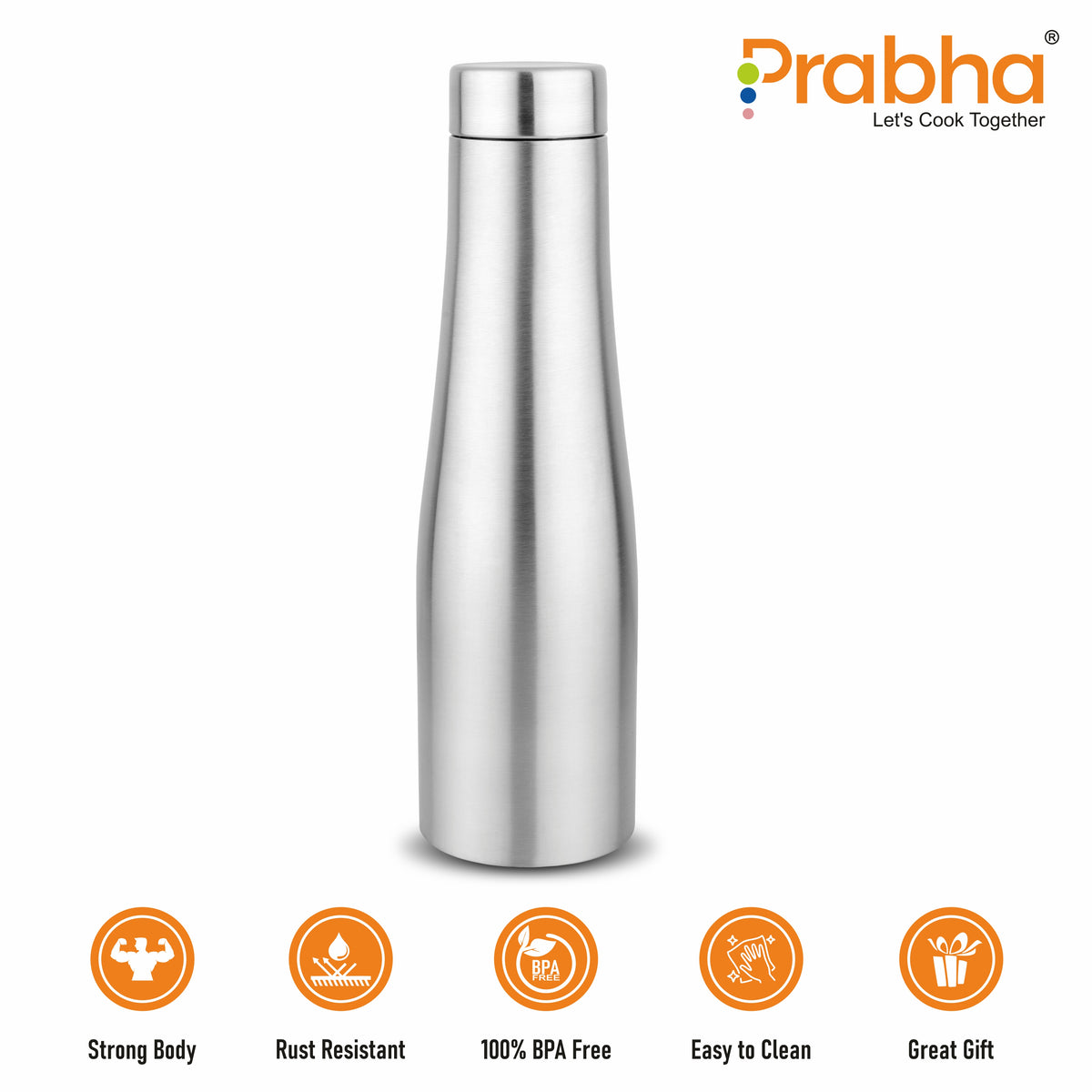 Flora Stainless Steel Water Bottle/Office Bottle/Fridge Bottle ...