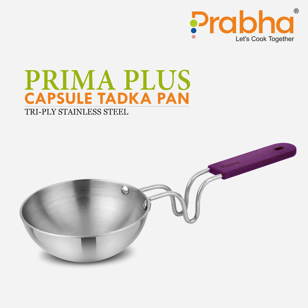 Prima Plus Capsule (Bottom) Tadka Pan | Prabhasteel